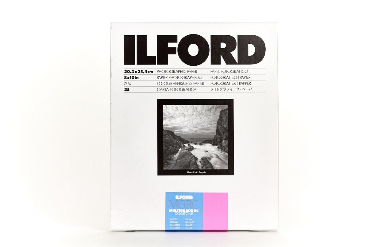 Ilford - Multigrade RC Cooltone Glossy, 8×10, 25 Sheets – Studio Argentique